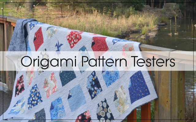 Origami Pattern Testers Blossom Heart Quilts