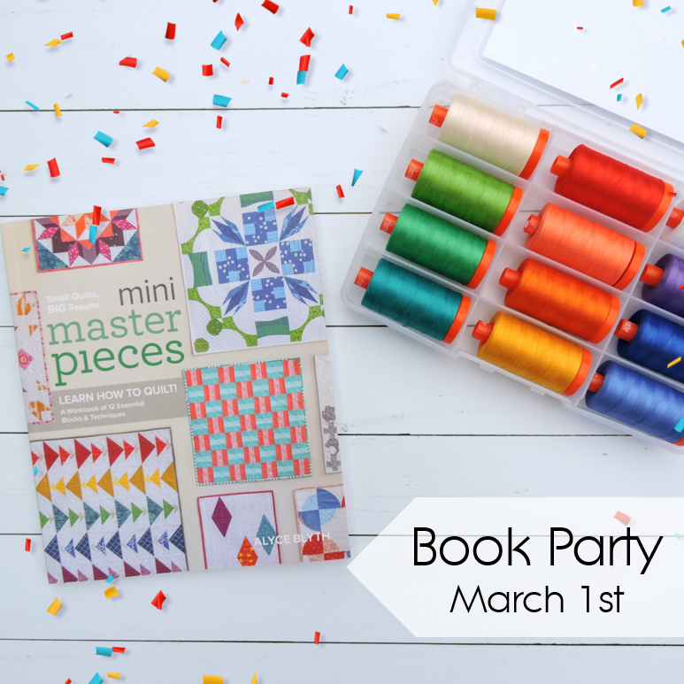 Mini Masterpieces Book Party - Blossom Heart Quilts
